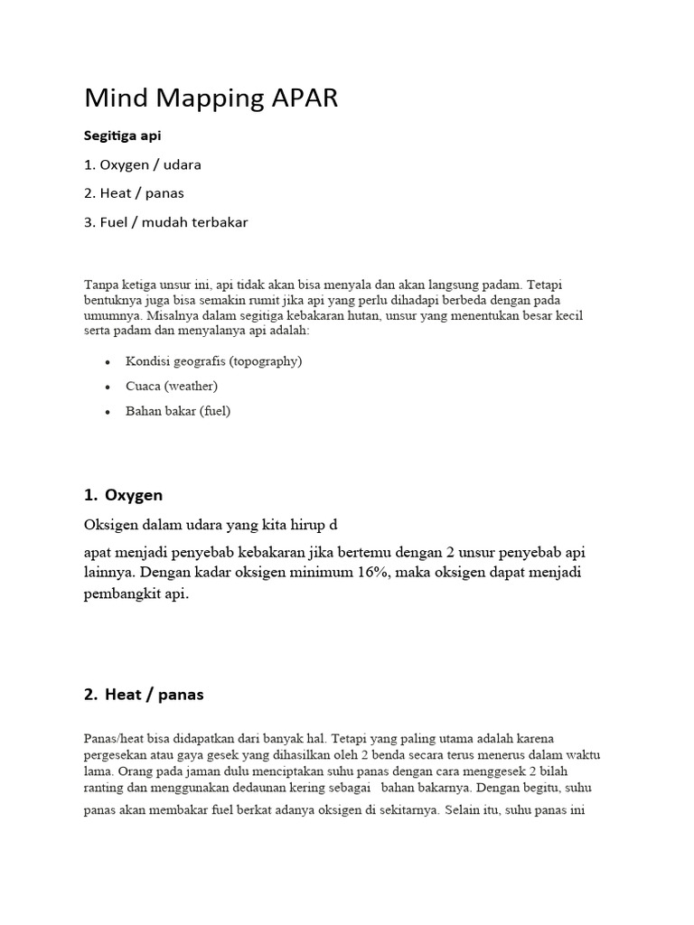 Format Mind Mapping Apar | PDF | Sains & Matematika