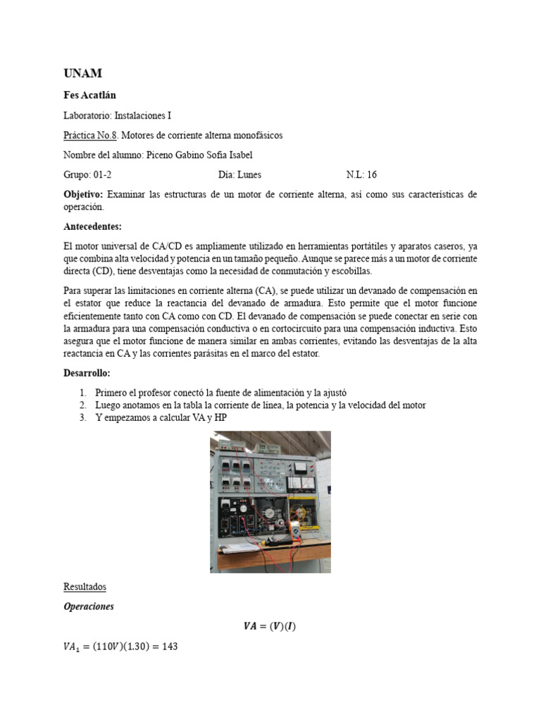Práctica 8 PGSI | PDF | Motores | Motor eléctrico