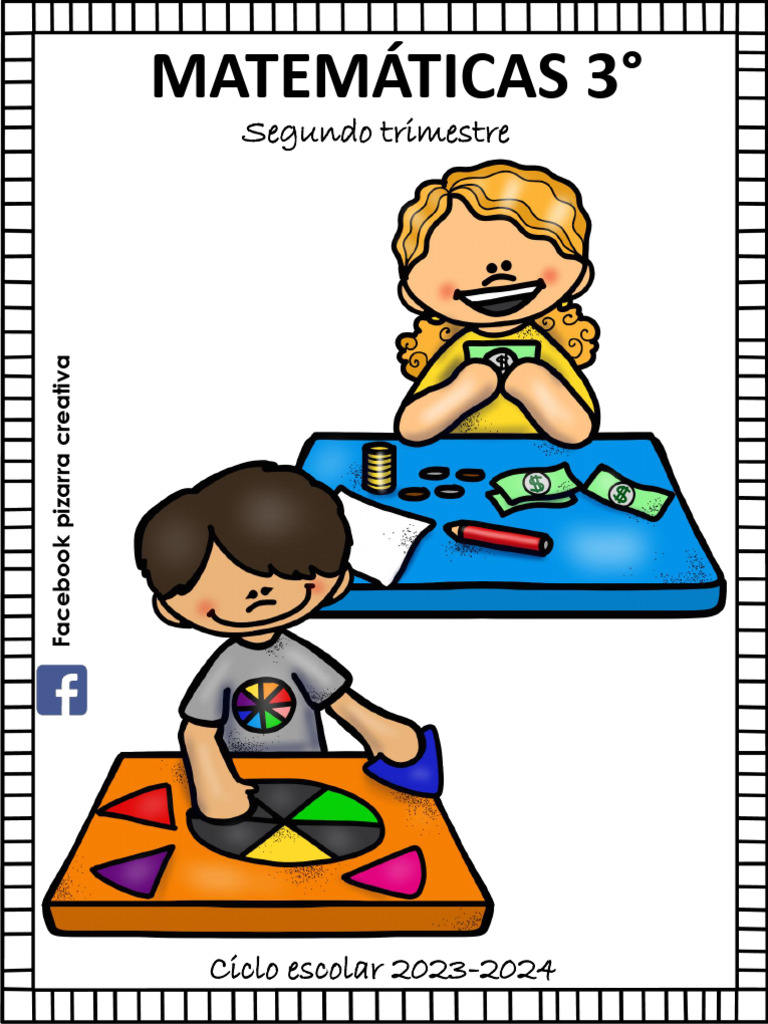 ? MT 3° Tri II Cuadernillo Matemático Pizarra Craativa | PDF | Matemáticas