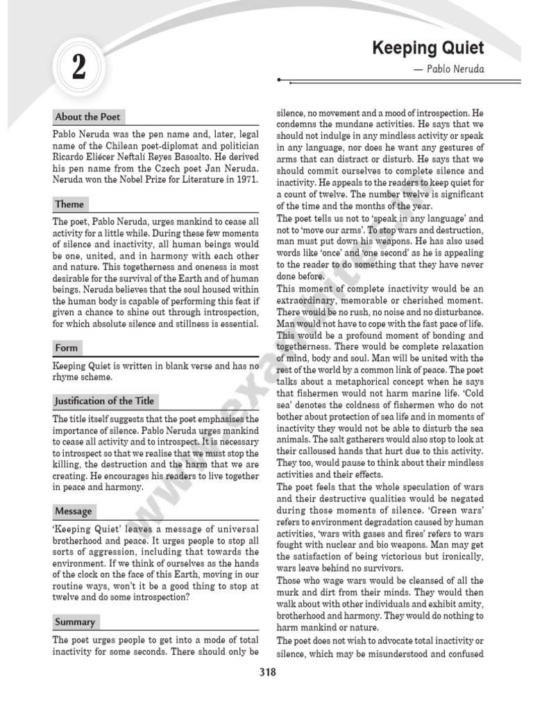 Keeping Quiet 2023 | PDF | Foreign Language Studies | General Fiction