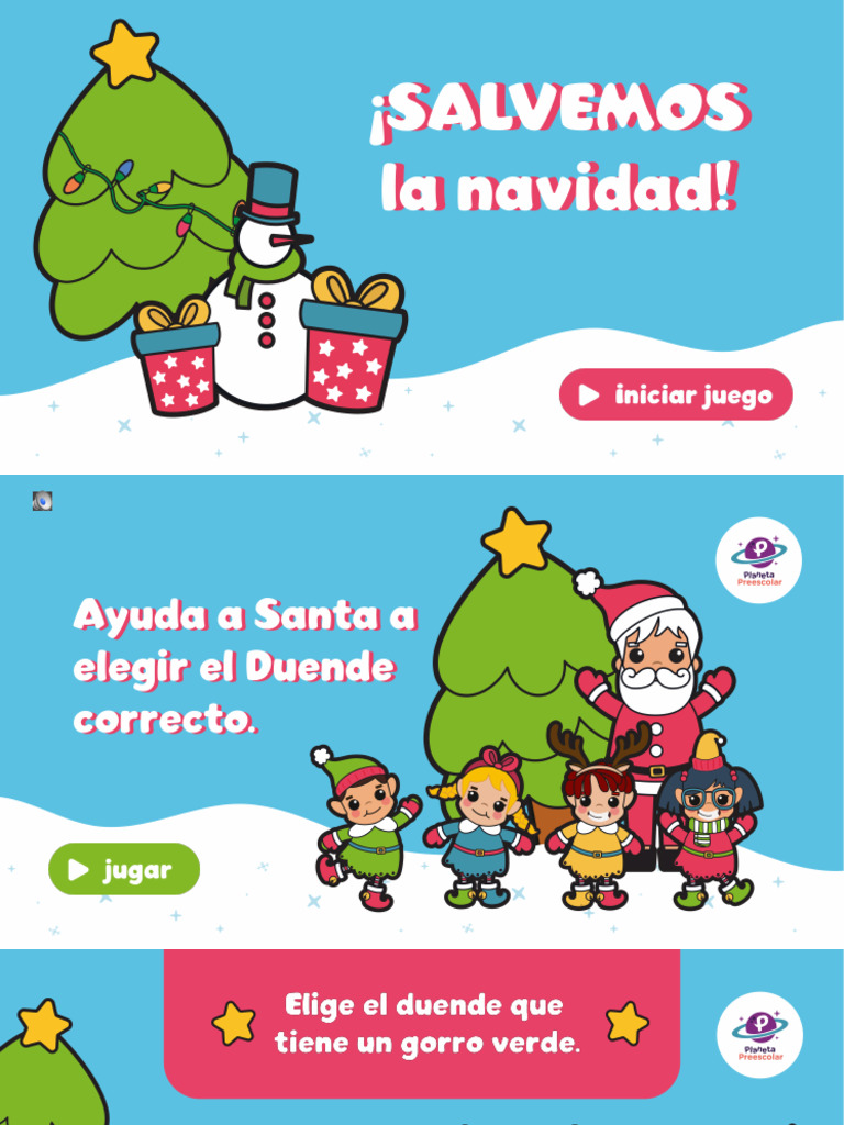 Adivina Personaje Navidad Juego Interactivo | PDF