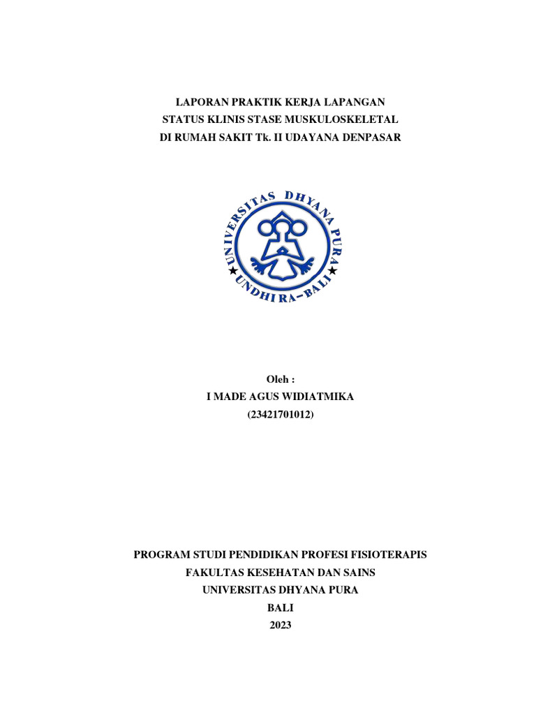 Penatalaksanaan TKR di RSAD Udayana | PDF | Sains & Matematika