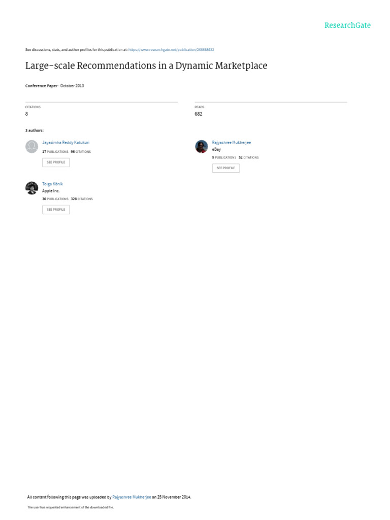 Lsrs Recsys 2013 Pdf Cluster Analysis Information Technology