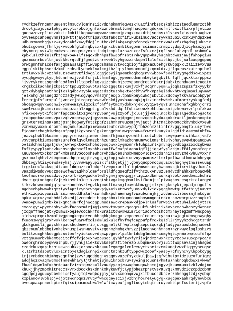 Random Text Document Analysis | PDF