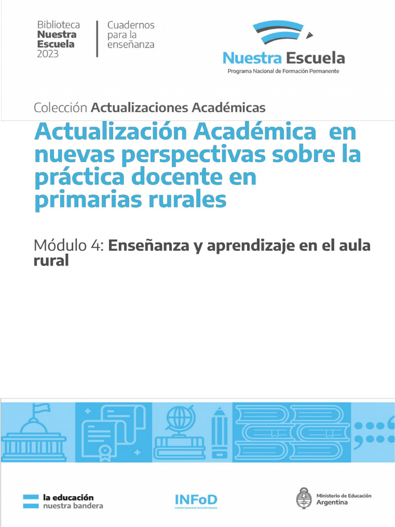 APDPR-Modulo4 Módulo 4. Enseñanza y Aprendizaje en El Aula Rural | PDF | Plan de estudios ...