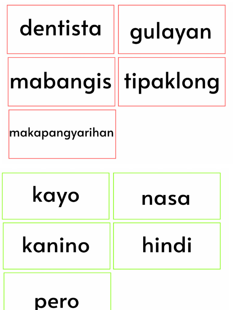Assessment Tool Filipino | PDF