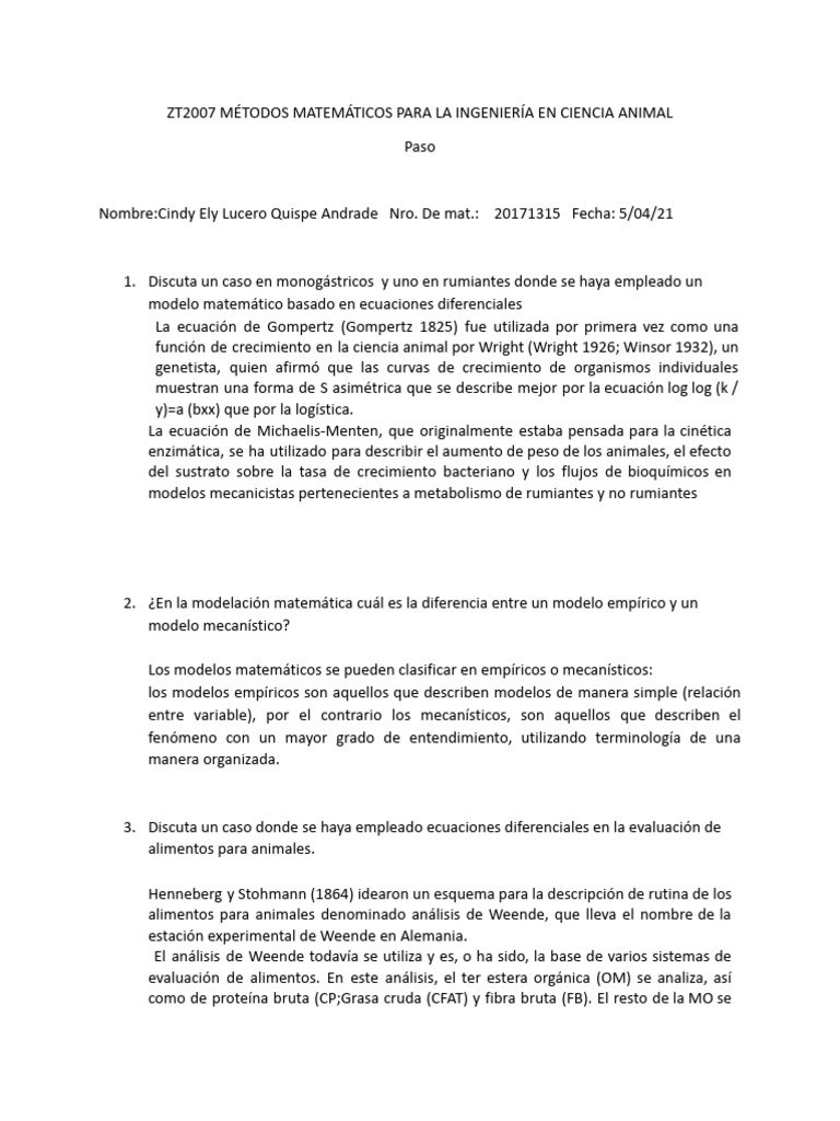 METODOS MATEMATICOS Paso | Descargar gratis PDF | Ecuaciones | La ...