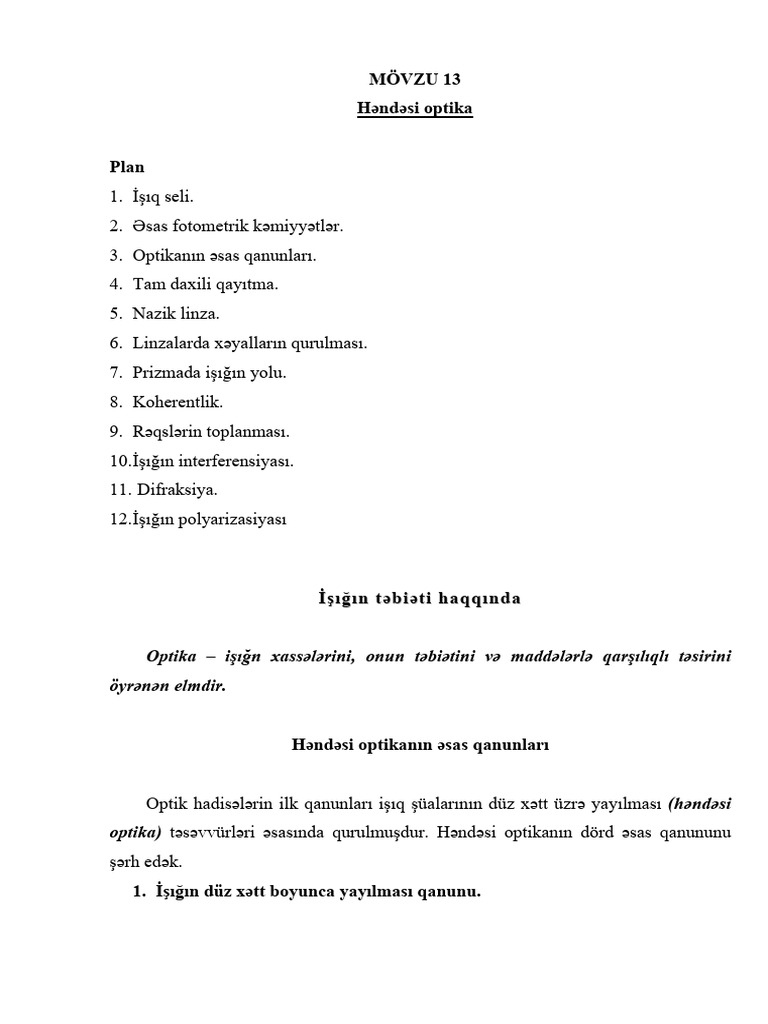 Muhazire 13 Fizika | PDF Muhazire 13 Fizika | PDF