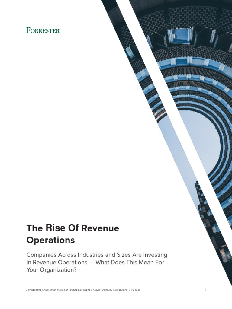 Forrester Revenue Operations Report | PDF | Marketing | Sales