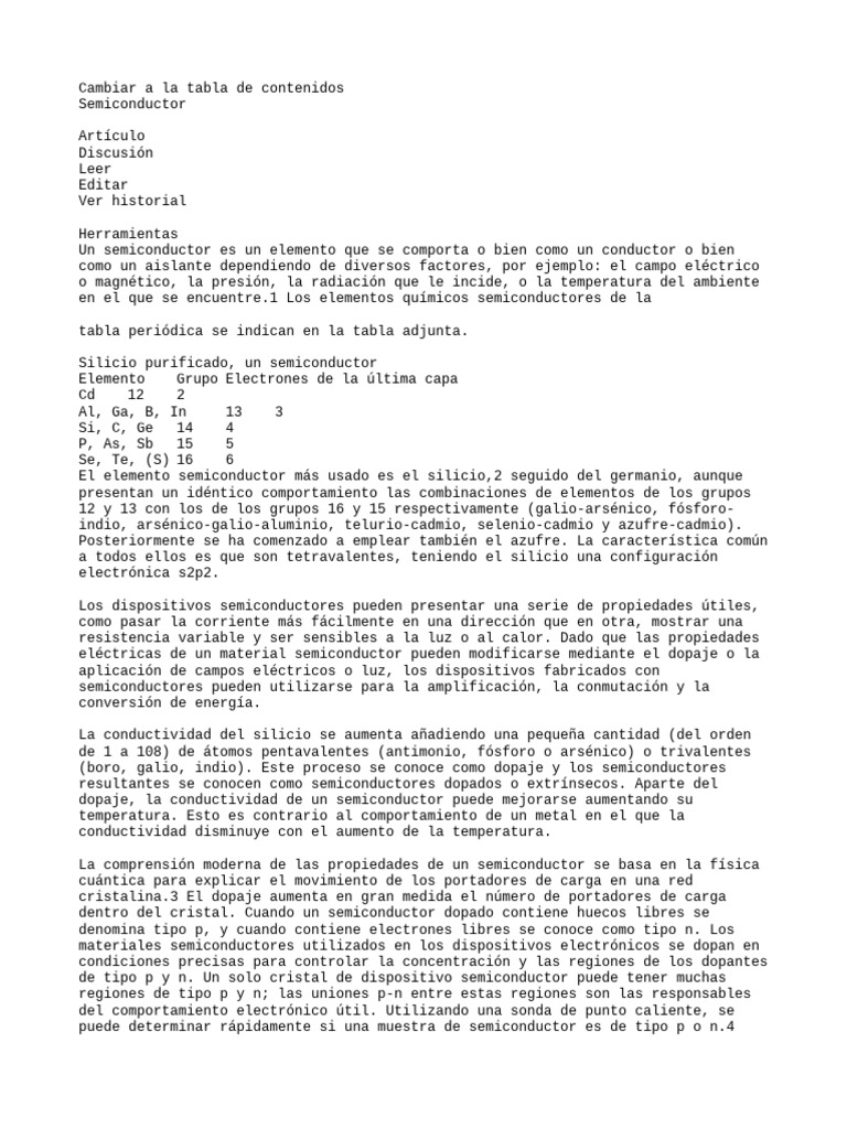 3 Semiconductores | PDF | Semiconductores | Dopaje (semiconductor)