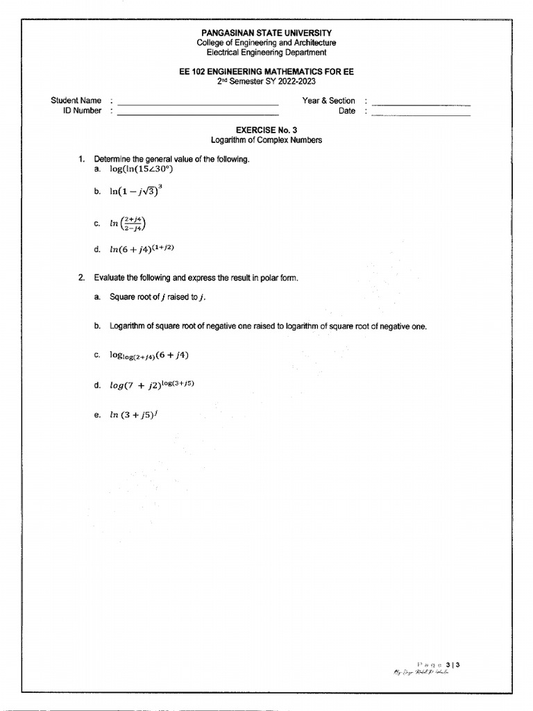 Engineering Mathematics | PDF