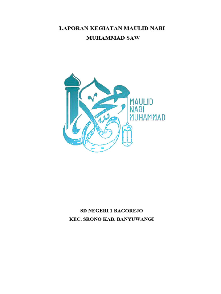 Laporan Kegiatan Maulid Nabi Muhammad SAW | PDF Laporan Kegiatan Maulid Nabi Muhammad SAW | PDF