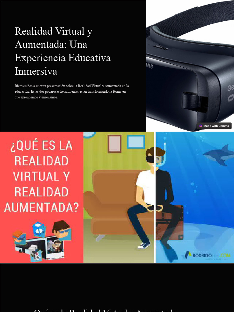 Realidad Virtual y Aumentada en Educación | PDF | Realidad aumentada ...
