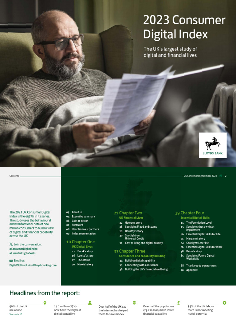 UK Consumer Digital Index 2023 | PDF | Cost Of Living | Online And Offline