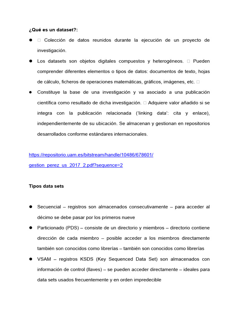 ¿Qué Es Un Dataset | PDF | Business | Información