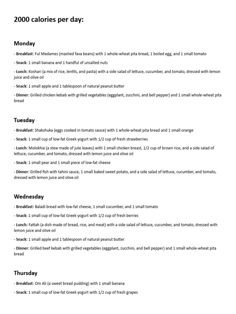 2000 Calories Per Day PDF Zucchini Salad