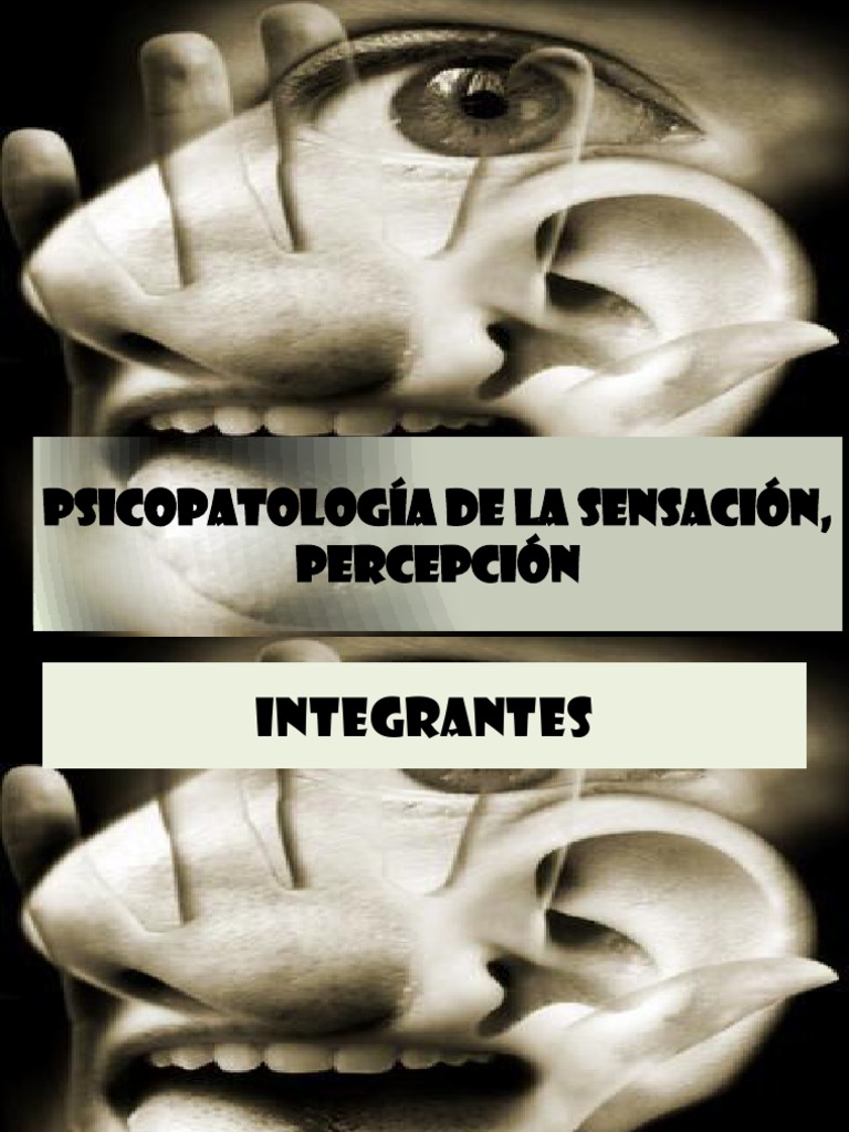 Psicologia de La Sensopercepcion | PDF | Percepción | Alucinación
