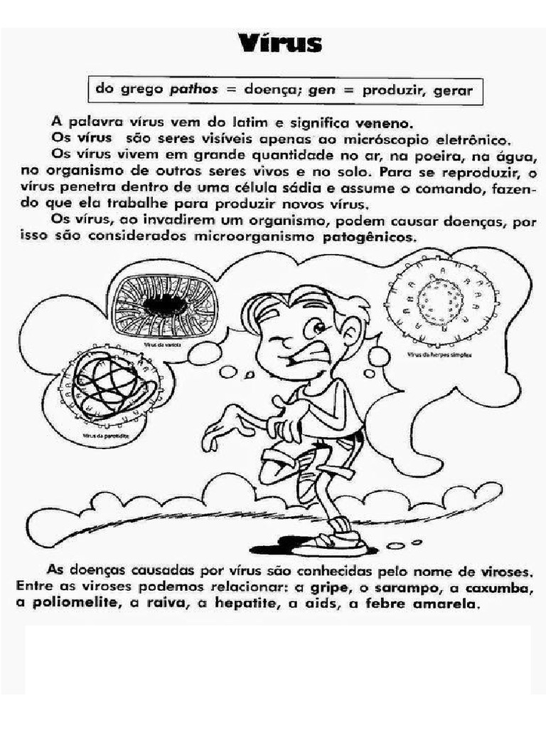 ANP 10 - 7º Ano - Atividades Lúdicas Sobre Vírus | PDF