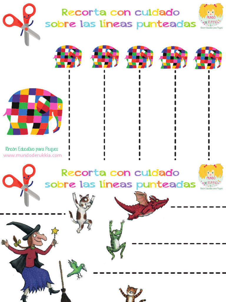 Cuaderno de Recortes Cuentos Infantiles Por Mundo de Rukkia | PDF