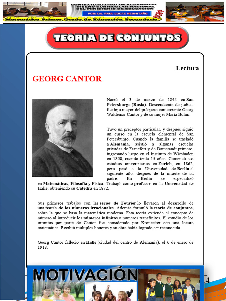 Libro Matemática Primero 2014 | PDF | Conjunto (Matemáticas) | Matemáticas