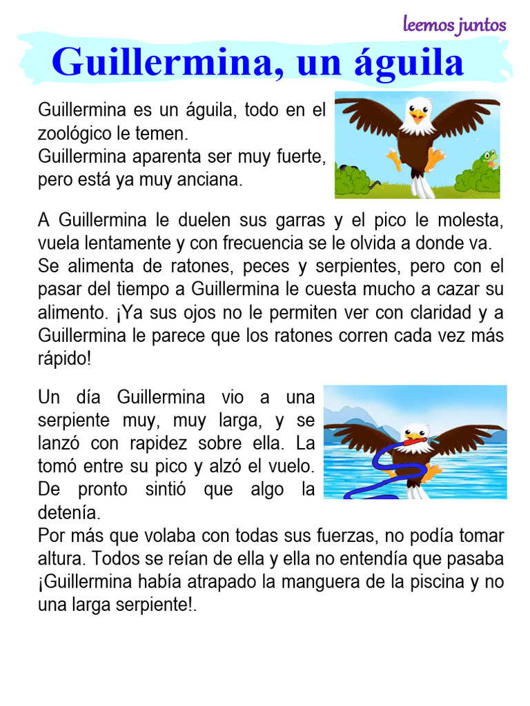 Guillermina, El Águila Guerrera | PDF | Ficción general