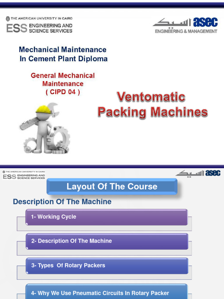 Ventomatic Packing Machine | PDF | Valve | Machines