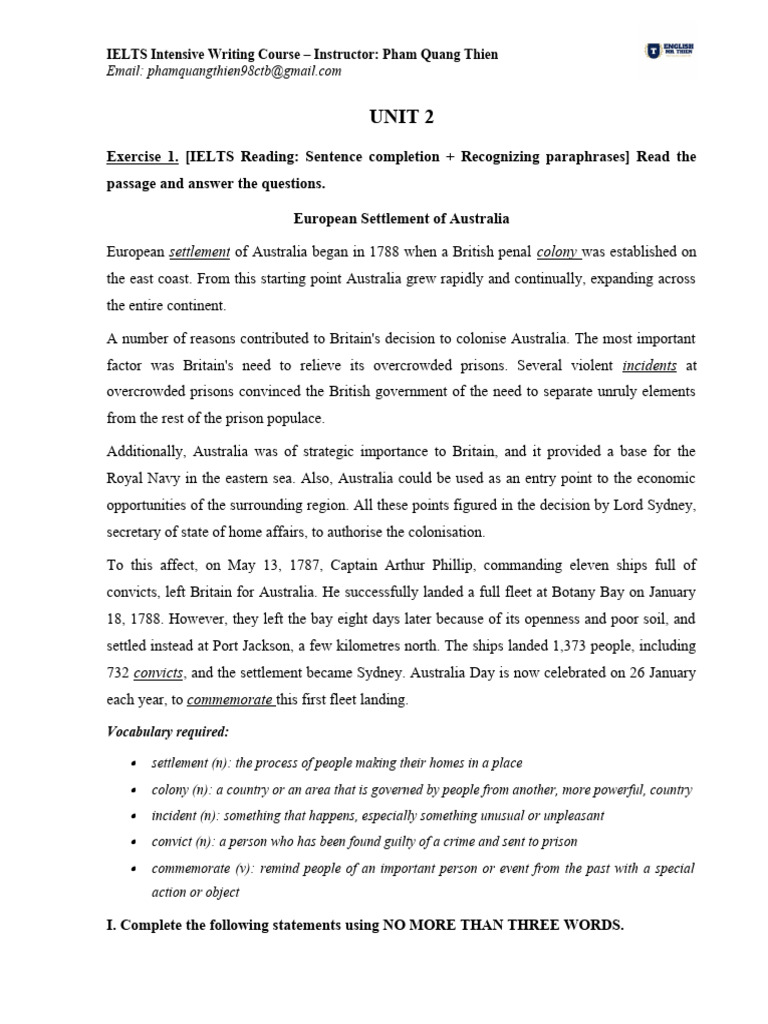 Reading Unit 2 | PDF | Calendar