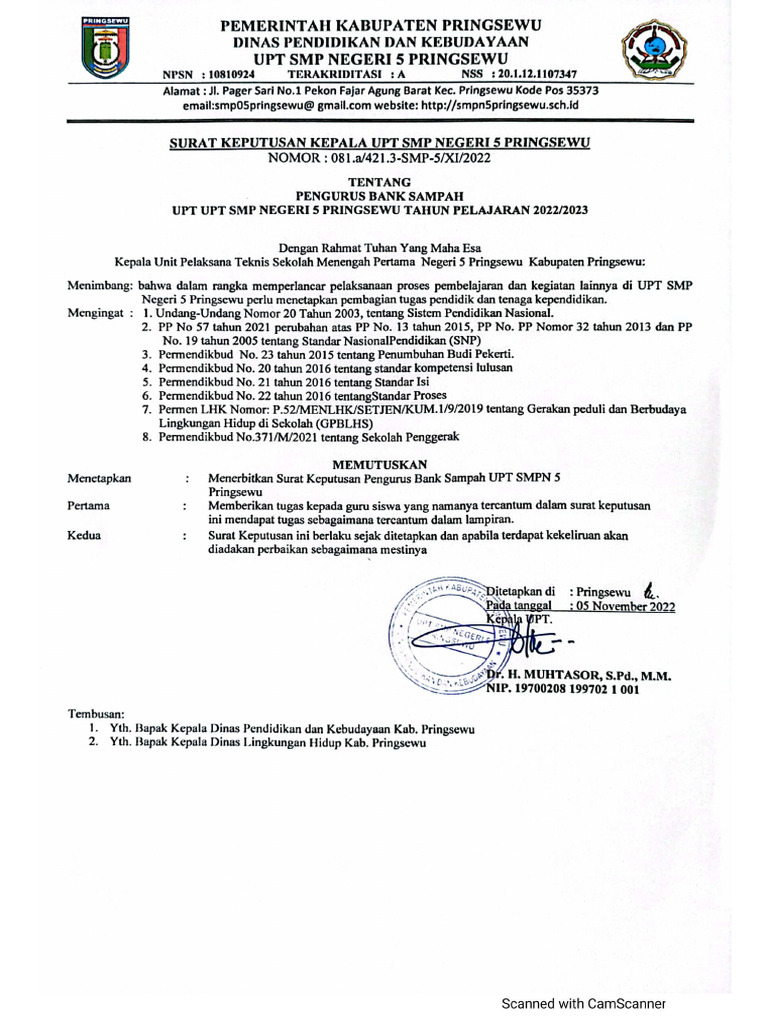 SK Bank Sampah Spenla | PDF