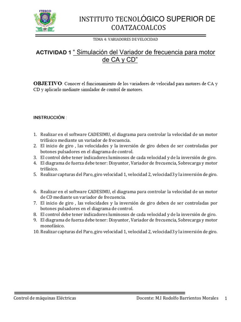Actividad 1 | PDF | Informática | Electricidad