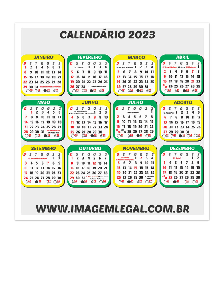 Calendario 2023 | PDF
