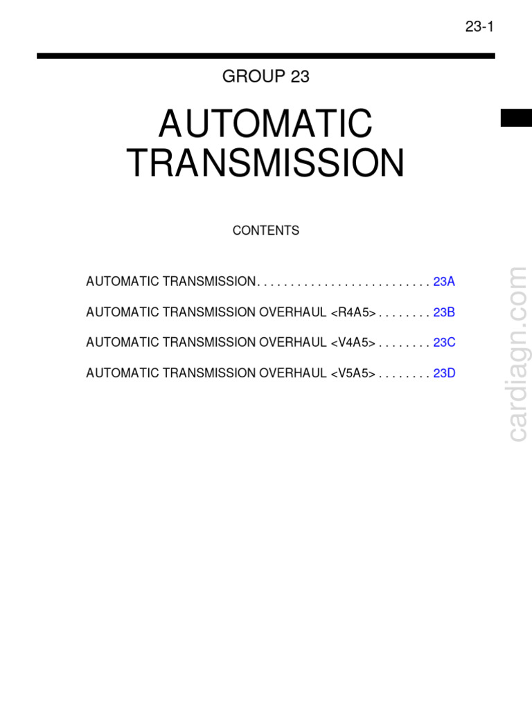 Automatic Transmission | PDF | Manual Transmission | Automatic Transmission