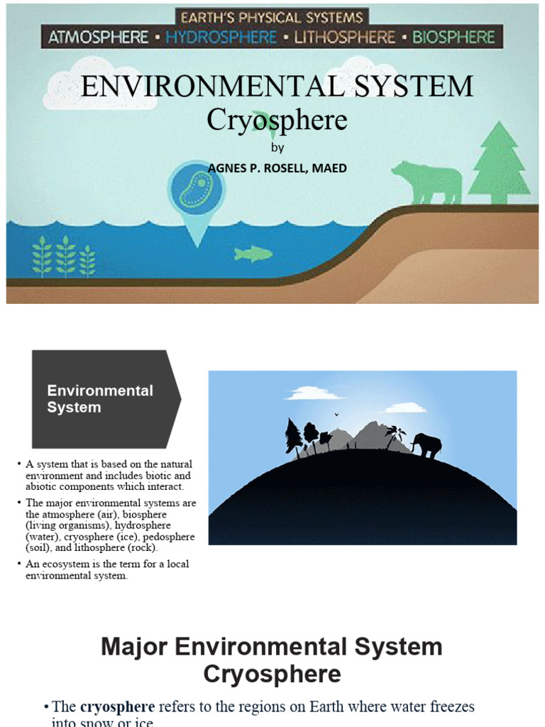 Understanding Earth's Cryosphere Features | PDF | Glacier | Ice