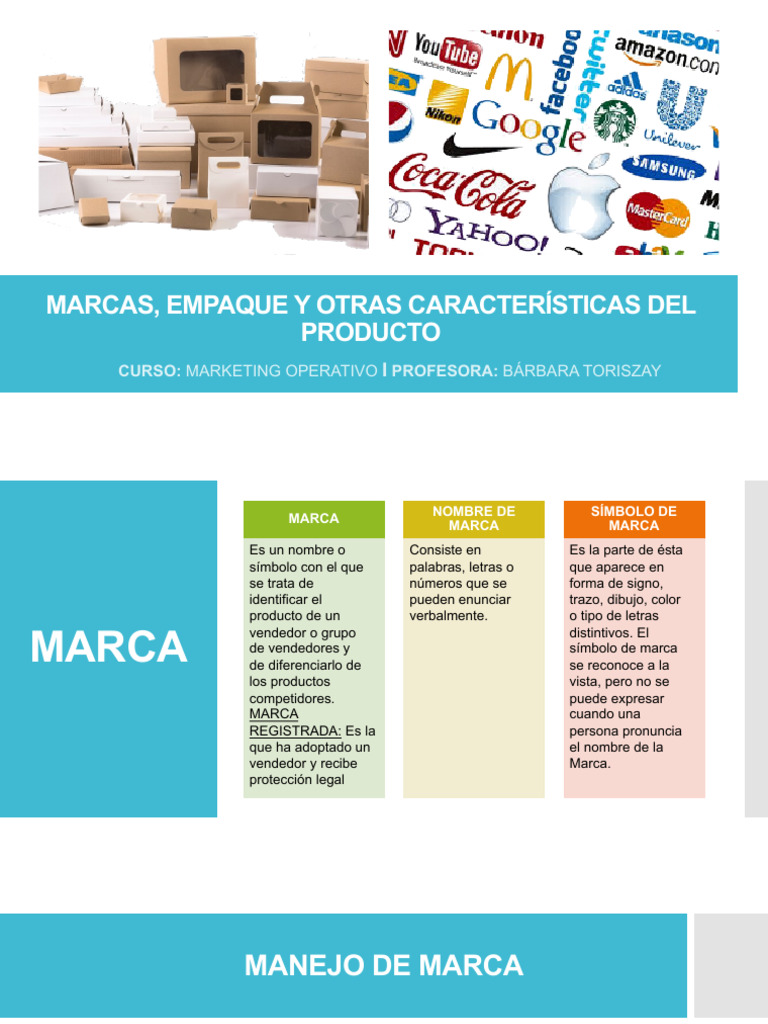Marcas y Empaques | PDF | Marca | Calidad (comercial)
