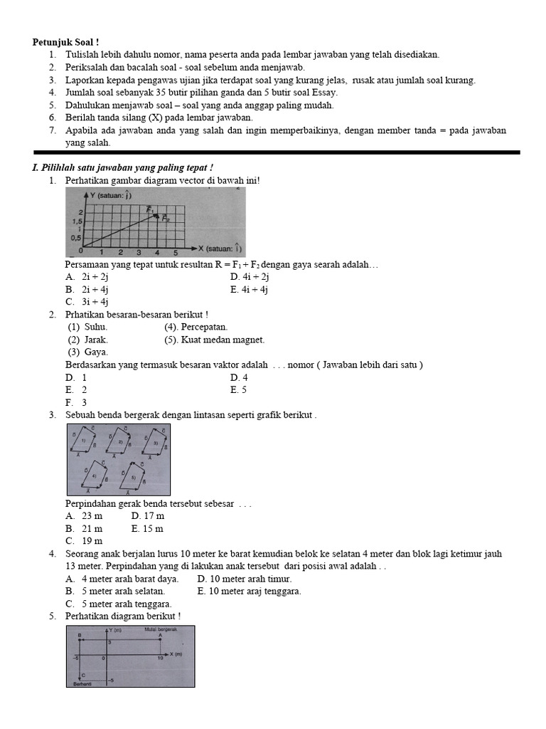 Fisika Xi Pas 2023 | PDF