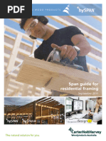 Spantec Residential Span Tables | PDF | Beam (Structure) | Roof