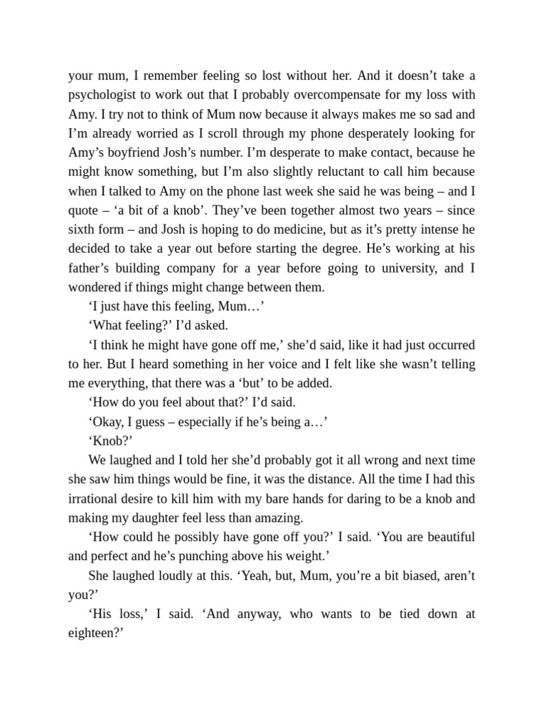 Navigating Amy's College Transition | PDF | Self-Improvement | Mystery ...