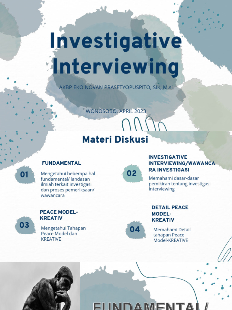 Investigative Interviewing | PDF