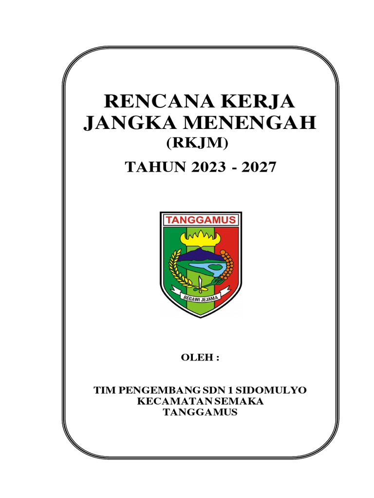 RKJM SDN 1 Sidomulyo 2023 - 2024 | PDF
