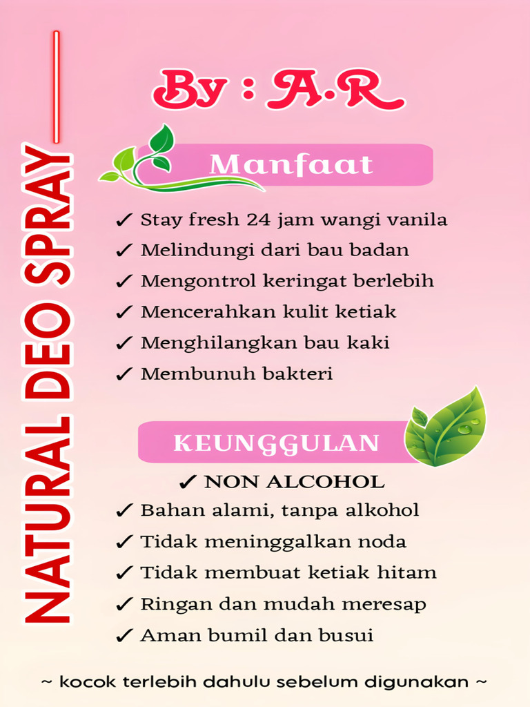 File PDF Deodorant Spray | PDF