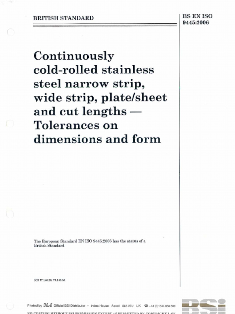 En Iso 9445 2006 Prokat KHK Eng | PDF