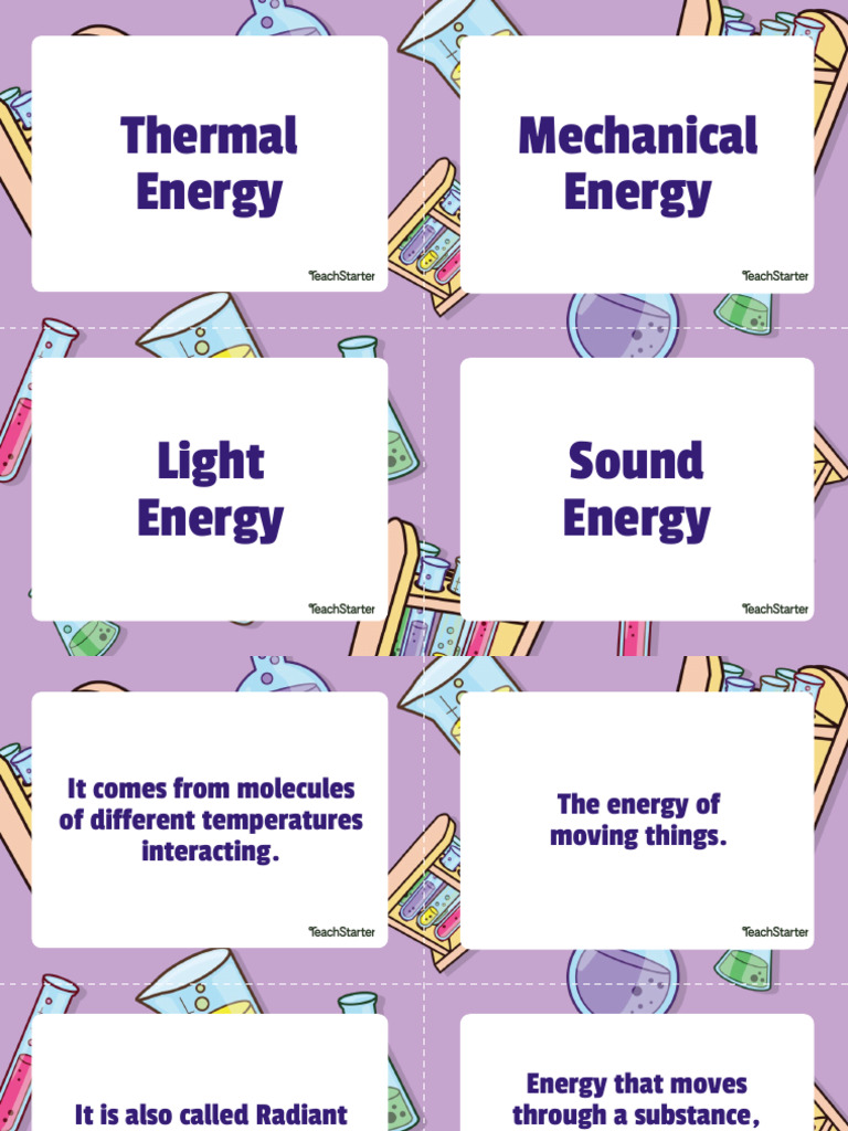 Formsof Energy Sorting Activity Adobe Reader | PDF