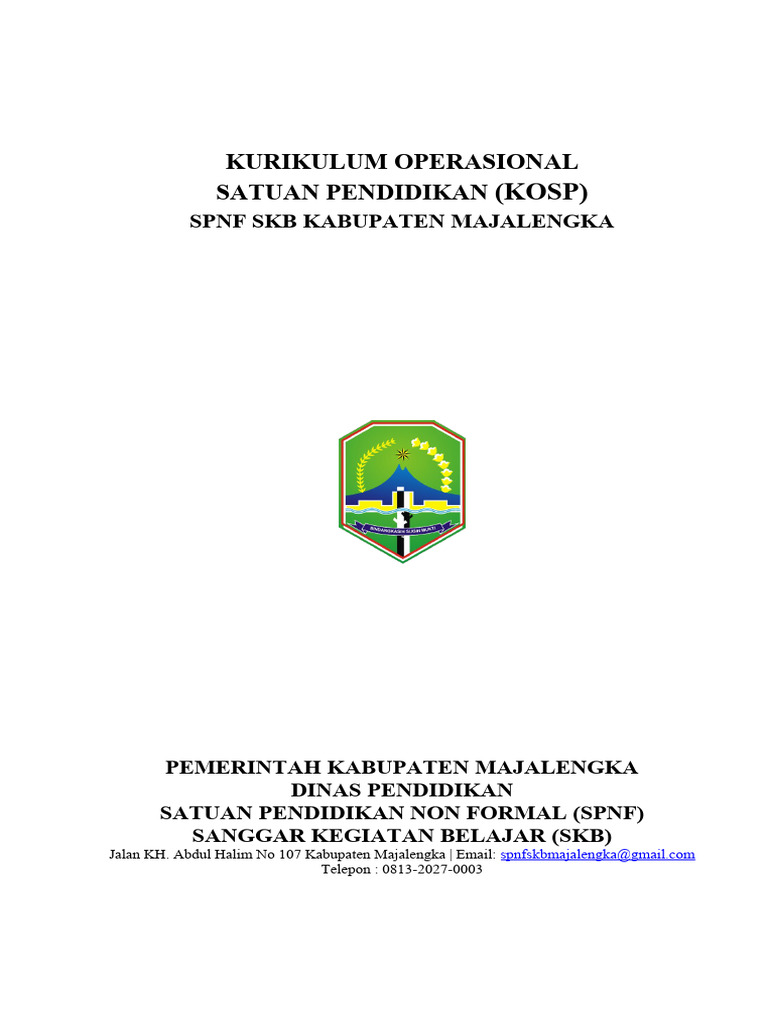Kosp Kesetaraan SPNF SKB Majalengka | PDF