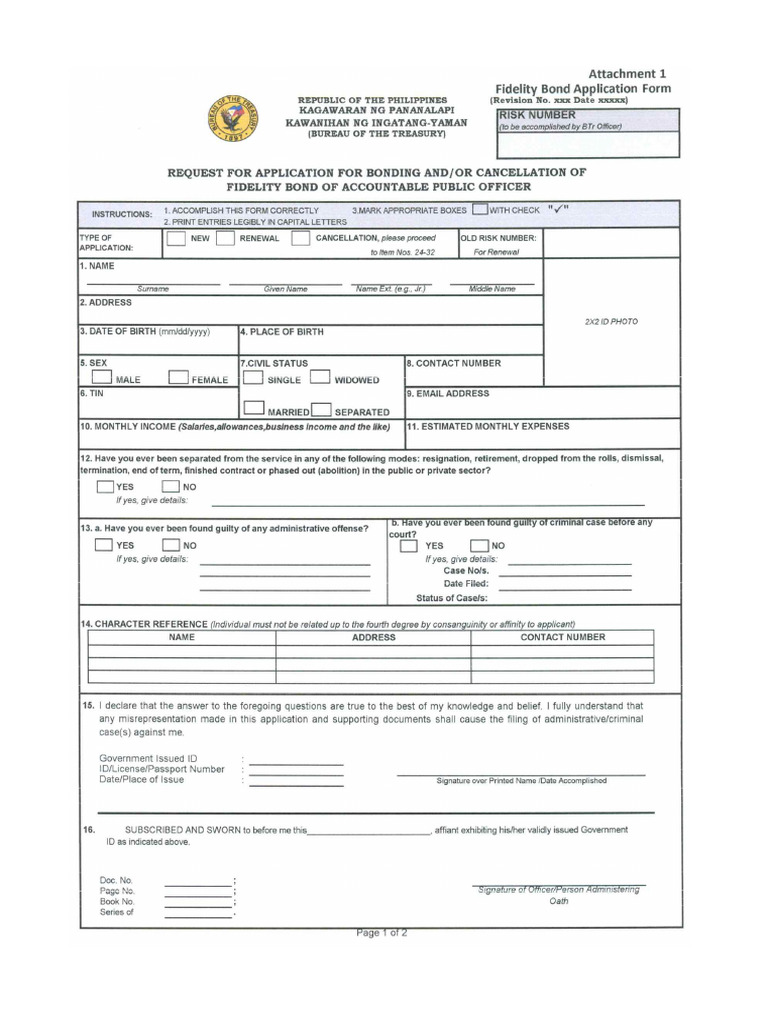 FB Application Form (New) | PDF
