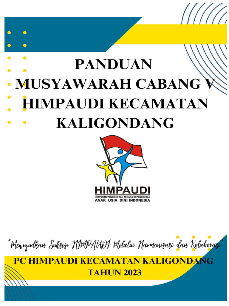 Panduan Muscab V HIMPAUDI Kaligondang | PDF | Karier & Perkembangan ...