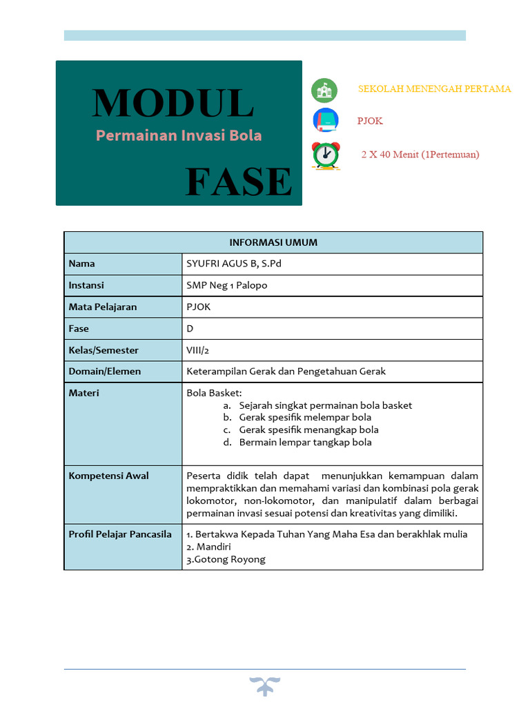 MODUL Ajar | PDF