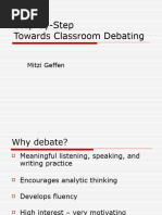 Sentence Starters Debate Notes and Discussion Cards | PDF | Cognition ...