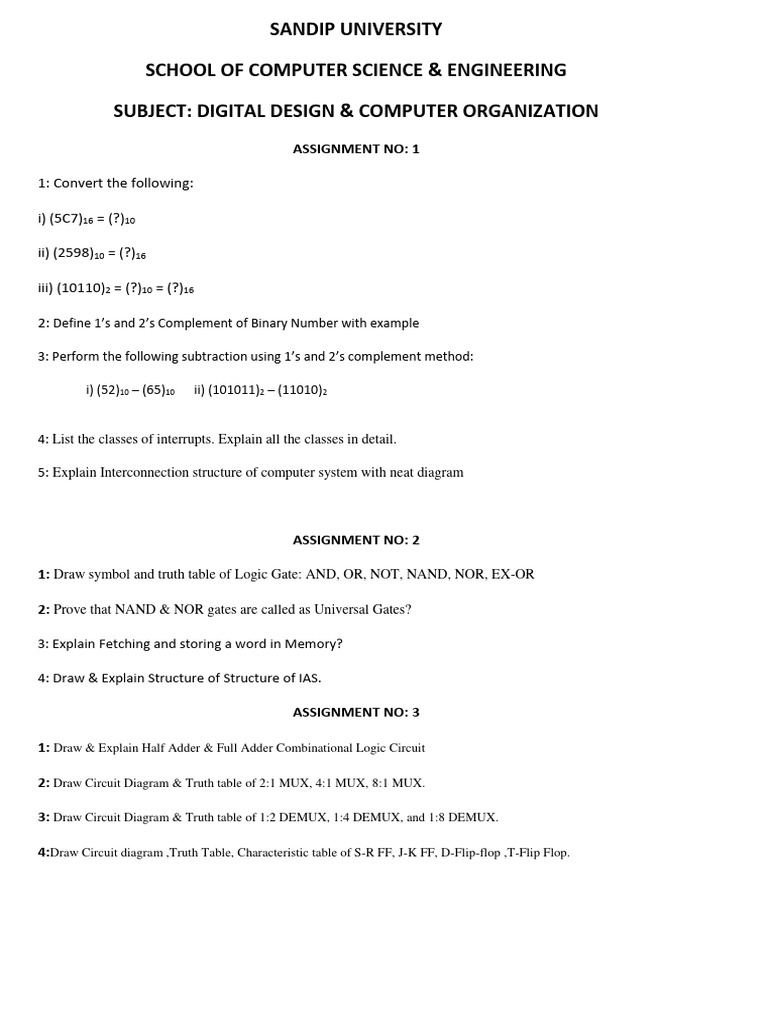 DDCO ASSIGNMENTS 1 To 3 Unit | PDF | Teaching Methods & Materials | Technology & Engineering