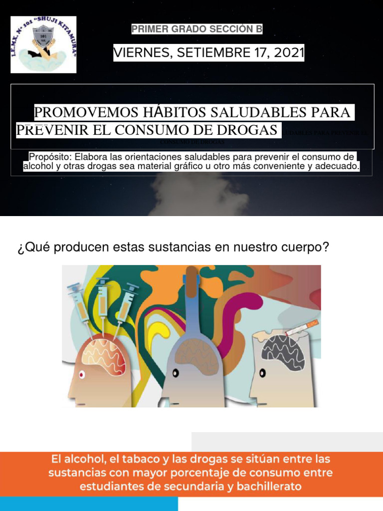 Prevención del Consumo de Drogas: Tips y Orientaciones | PDF