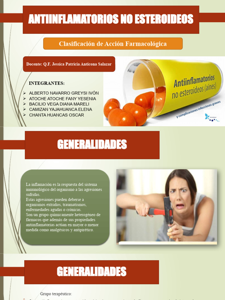AINES | PDF | Droga anti-inflamatoria libre de esteroides | Medicina