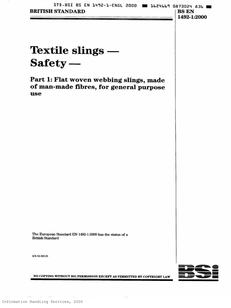 BS en 1492-1-2000 | PDF